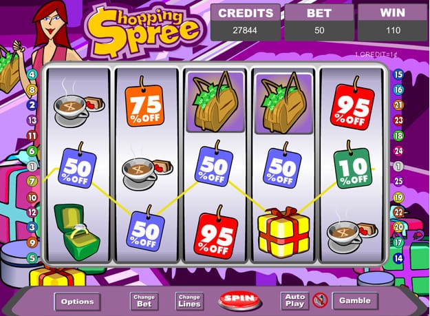 Shopping Spree Jackpot Slots | Play Online Bingo | Barbados Bingo